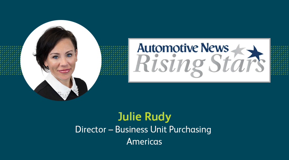 Julie Rudy named a 2022 Automotive News Rising Star | Adient